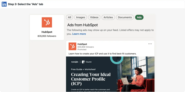 How to view competitors’ display ads on Facebook and LinkedIn